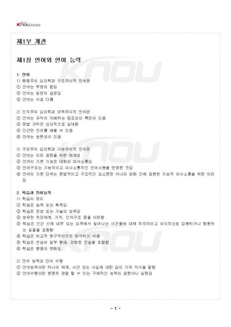 2015년 1학기 영어교수법 기말시험 핵심체크