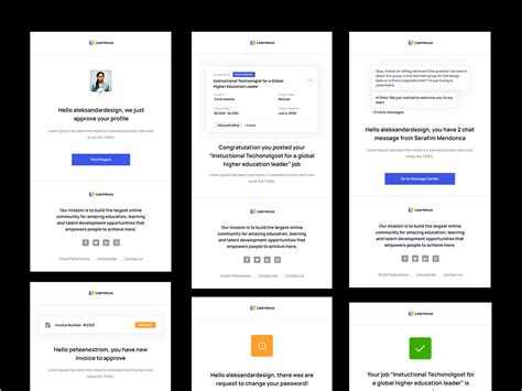 Learnexus Email Newsletters By Aleksandar Nikcevic On Dribbble