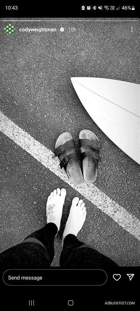 Cody Weightman Feet Aznudefeet Men
