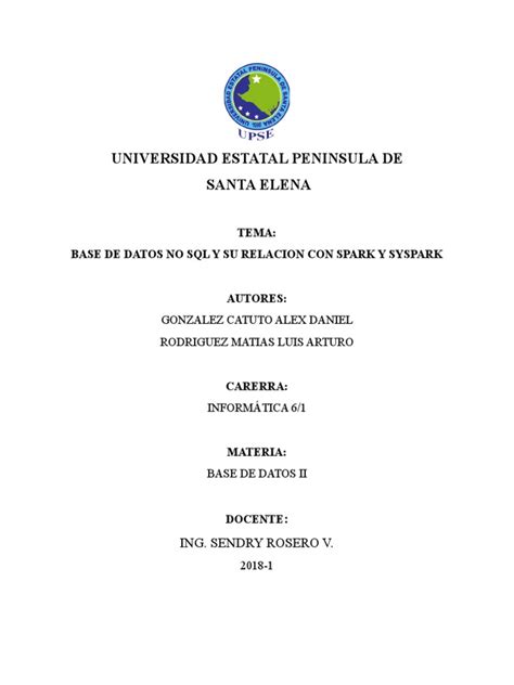 bases de datos no sql pdf sql bases de datos