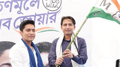 Bayron Biswas Tmc Joining কংগ্রেসের সবেধন নীলমণি বাইরন জোড়াফুলে ফের