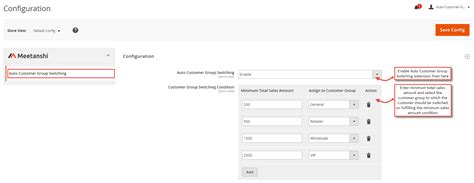 Magento 2 Auto Customer Group Switching Extension