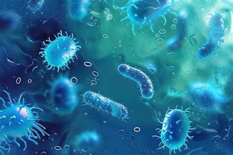 Premium Photo Microscopic World Bacteria Under The Microscope