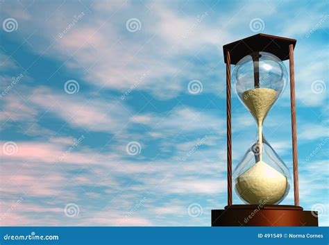 3d Render Hourglass Sand Clock On Yellow Background Time Concept
