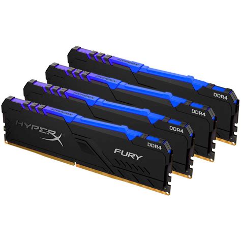 32GB HyperX Fury RGB DDR4 3200MHz (4x 8GB), schwarz - DDR4-3200 (PC4 ...
