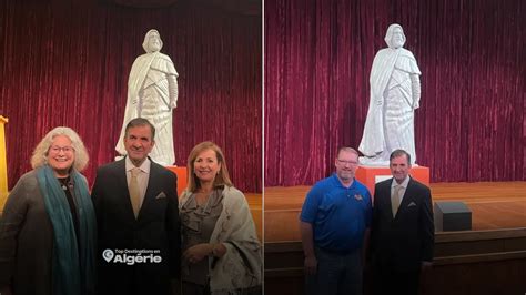 LÉmir Abdelkader à Lhonneur La Statue érigée Dans La Ville D