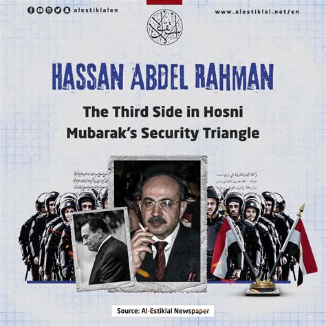 Hassan Abdel Rahman — The Third Side In Hosni Mubarak S Security