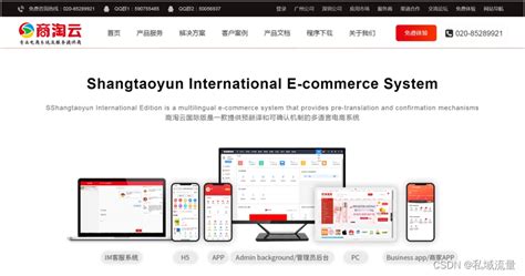 跨境电商网站建设 三大跨境品牌厂商综合评测国内外的跨境电商建站厂商 Csdn博客