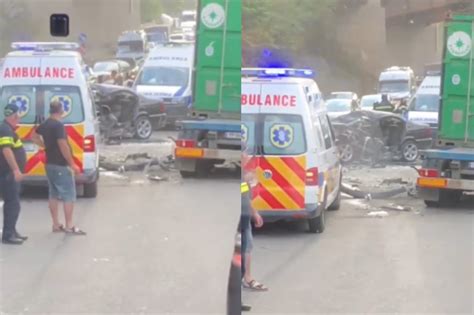 🎥 ხალხი ვერ გადმოჰყავთ დაჭეჭყილი ავტომობილებიდან საშინელი ავარია ამ წუთებში რიკოთზე