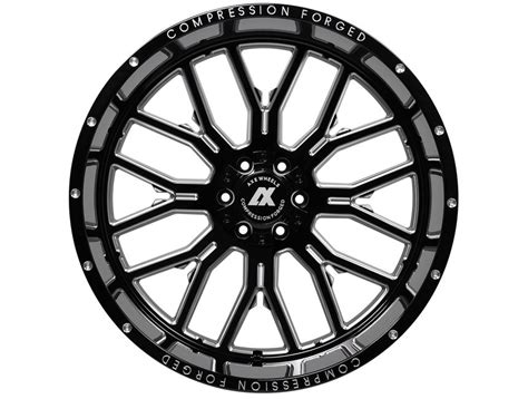 Axe Offroad Milled Gloss Black Ax6 Wheels Realtruck