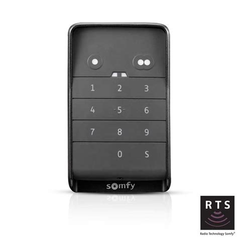 Digicode Radio Somfy RTS Pour Porte De Garage Voletshop