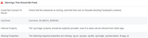Web Hosting Facebook Article Preview Curl Error Or Could Not Resolve Hostname