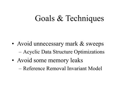 ppt specialized reference counting garbage collection using data