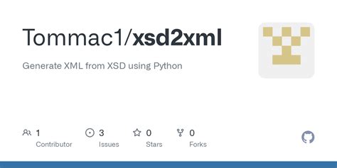 GitHub Tommac1 Xsd2xml Generate XML From XSD Using Python