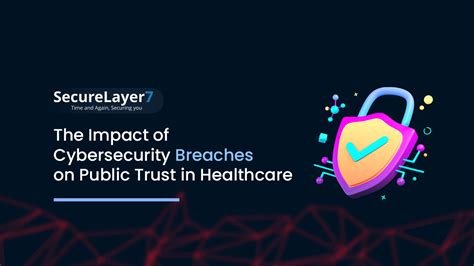 Cybersecurity Breaches On Public Trust In Healthcare