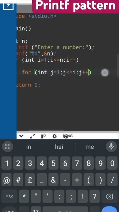 Printf Pattern Youtube