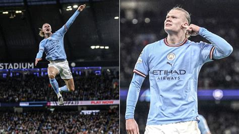 Эрлинг Хааланд Премьер лигт 32 гоол оруулсан Салахын дээд амжилттай зэрэгцлээ