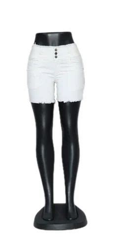 Plain Women White Denim Shorts At Rs 280piece In Ulhasnagar Id