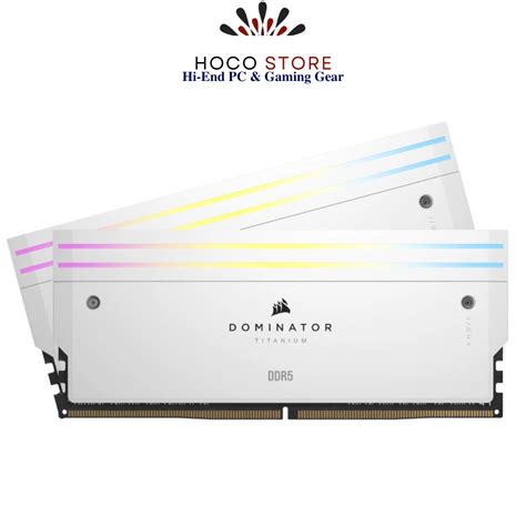 Bộ Nhớ Ram Corsair Dominator Titanium Rgb White 32gb 7000mhz Ddr5