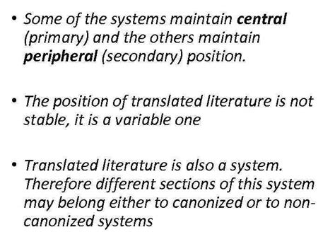 The Polysystem Theory 1970 S Itamar Even Zohar