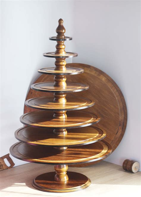 Macarons Tower Tiered 5 6 7 8 9 10 Tiers Wooden Macaron Stand Wood
