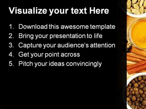Spices Food Powerpoint Templates And Powerpoint Backgrounds 0311