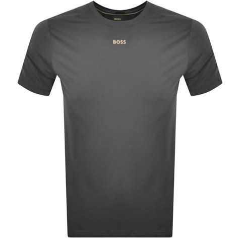 Boss Tee Active 1 T Shirt Grey Mainline Menswear United States