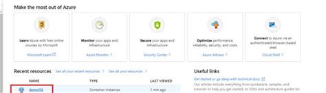 Working With Azure Container Instances