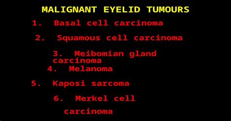 Ppt Mata Malignant Eyelid Tumours Dokumentips