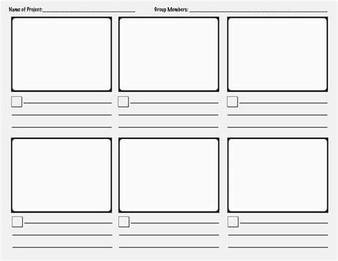 Blank Storyboard Sheets Unlock Creativity With Customizable Frame