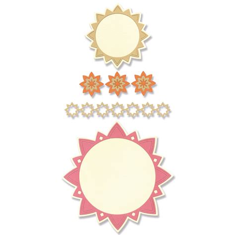 Sizzix • Thinlits Die Set Geo Frames And Borders 10pcs