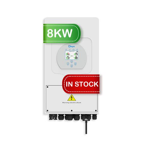 Deye Hybrid Solar Inverter Low Voltage Battery 8kw On Off Grid Inverter