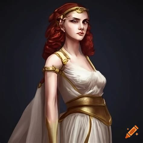 Artistic Depiction Of A Beautiful Greek Woman In Ancient Dress On Craiyon