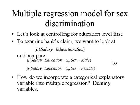 Lecture Categorical Variables Review Of Slides From