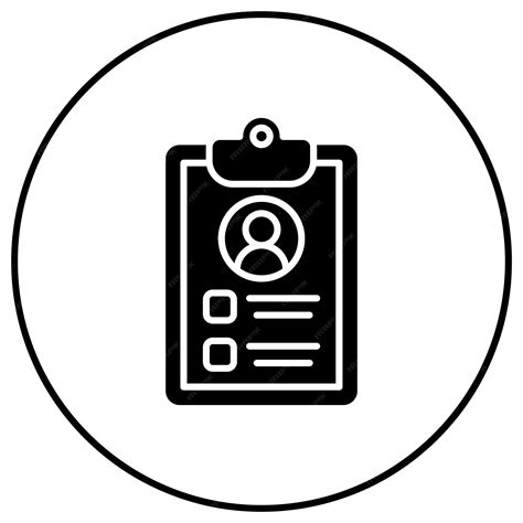 Premium Vector Patient Pofile Icon Vector Image Can Be Used For