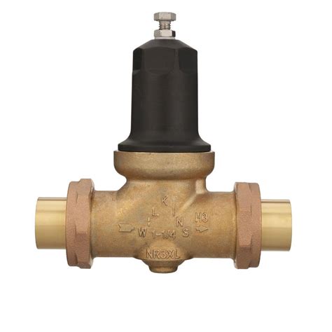 Wilkins 1 1 4 In Nr3xl Cast Bronze Pressure Reducing Valve With Double