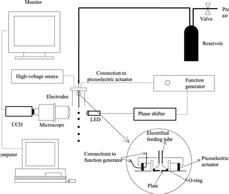 The Experimental Set Up With A Detail Of The Injector Download Scientific Diagram