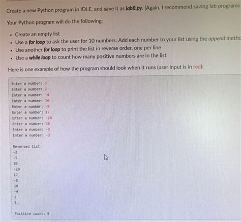 Solved Create A New Python Program In Idle And Save It As