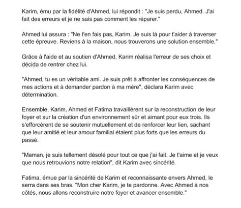 ème التاسعة أساسي Français Production ème Un orphelin vivant seul avec sa mère rencontre