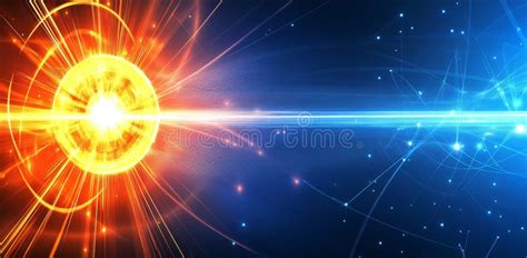 Three Dimensional Representation Of Atomic Structures For Science And Technology Themes Stock