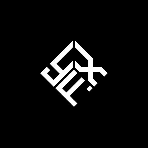 Yfx Letter Logo Design On Black Background Yfx Creative Initials