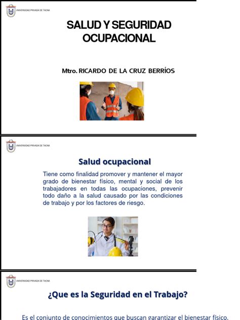 14 Salud Y Seguridad Ocupacional Pdf Seguridad Y Salud Ocupacional