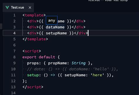 Cannot Find Name When Using Js · Issue 336 · Vuejslanguage Tools · Github