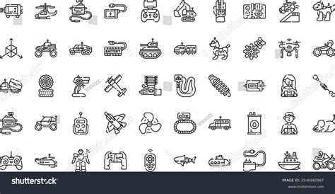 Rc Toys Icons High Quality Vector Icons Stock Vector Royalty Free 2540982967 Shutterstock