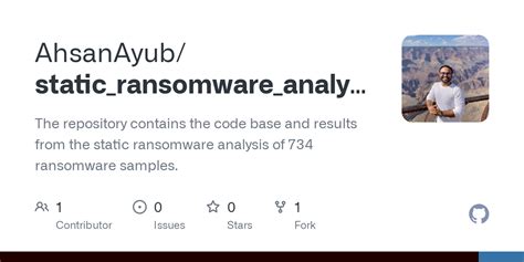 Github Ahsanayubstaticransomwareanalysis The Repository Contains
