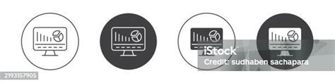 Dashboard Icon Set Real Time Data Monitor Vector Symbol Analytics