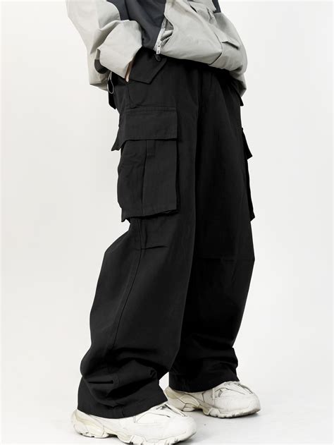 Men Flap Pocket Side Cargo Trousers Artofit