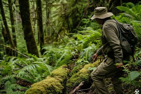 Premium Photo Integrating Indigenous Knowledge Into Forestry Man Generative Ai