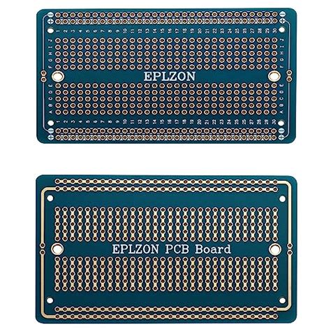 Eplzon Solderable Breadboard Pcb Board Gold Plated