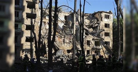 Russian Drone Missile Strikes Kill At Least 2 Injure Over 14 In